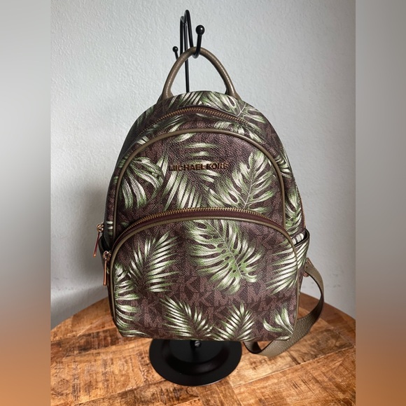 MICHAEL Michael Kors | Bags | Michael Kors Medium Palm Leave Backpack ...